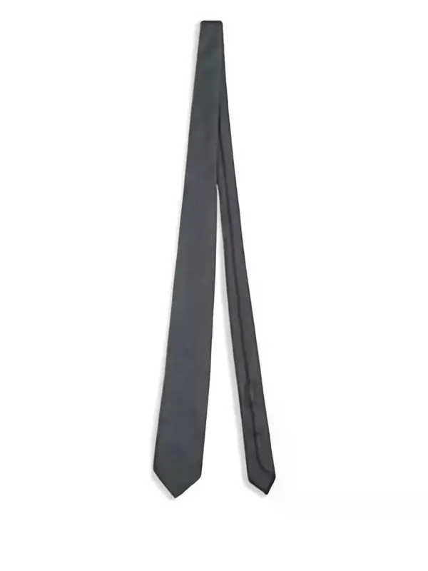 Brioni Herringbone Tie - Grey