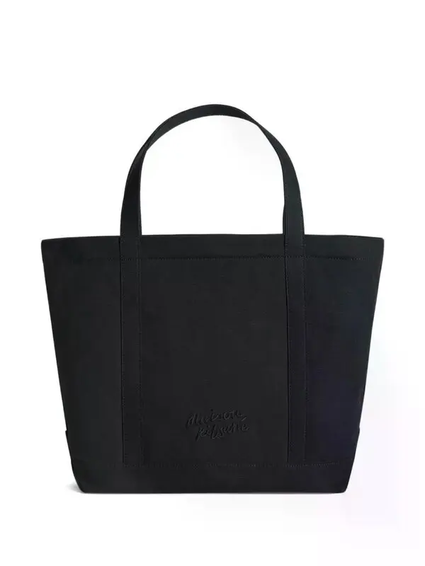 Maison Kitsuné Large Fox Head Tote Bag - Black