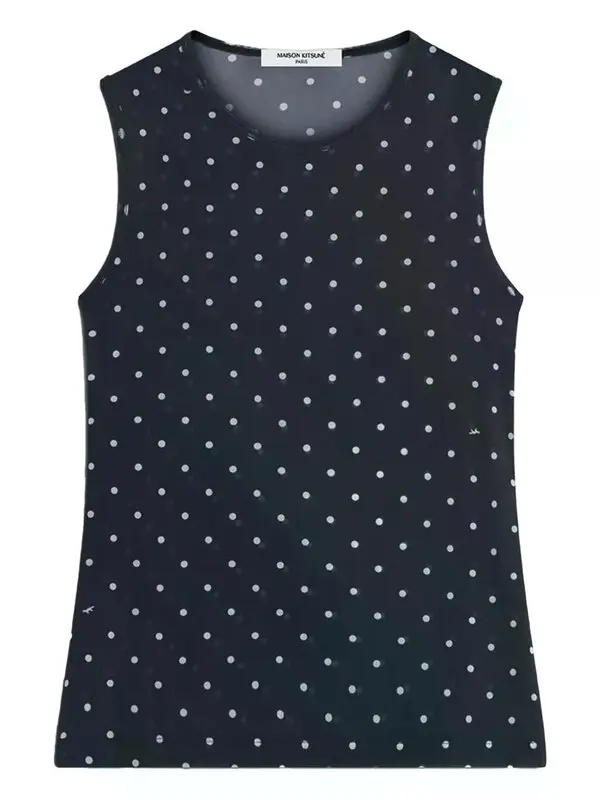 Maison Kitsuné Polka-dot Top