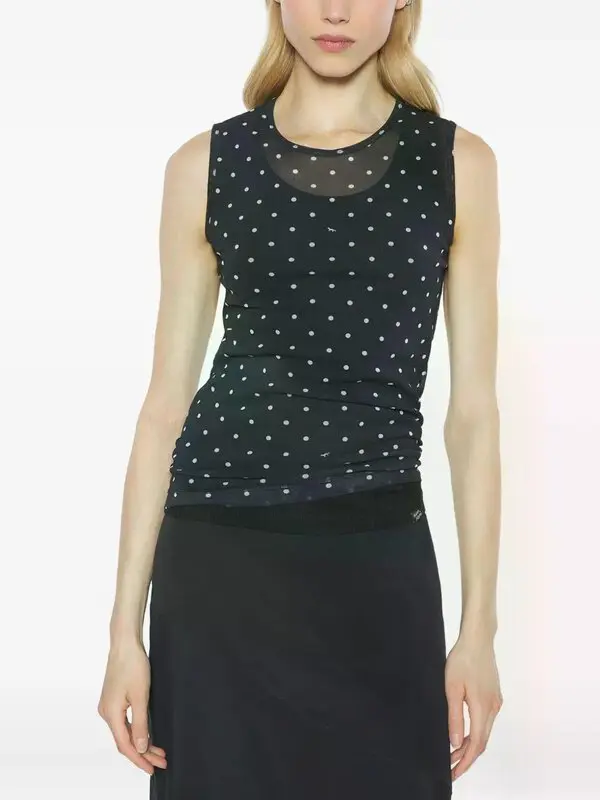 Maison Kitsuné Polka-dot Top