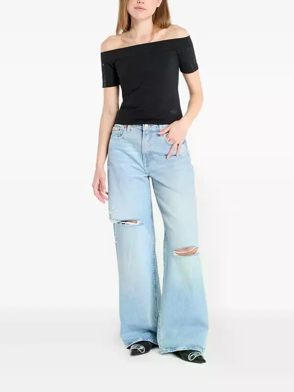 Adidas Adicolor Off-shoulder T-shirt
