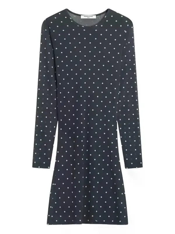 Maison Kitsuné Long-sleeve Mini Dress