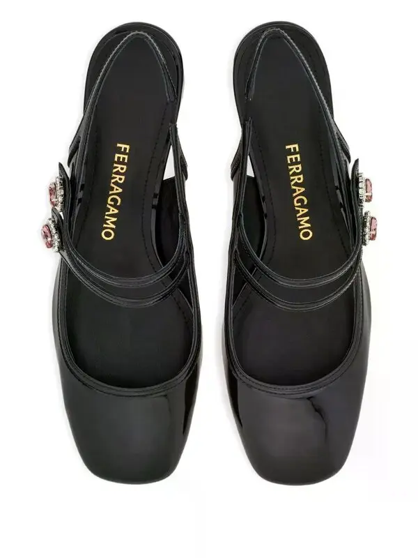 FERRAGAMO Mary Jane Slingback Pumps