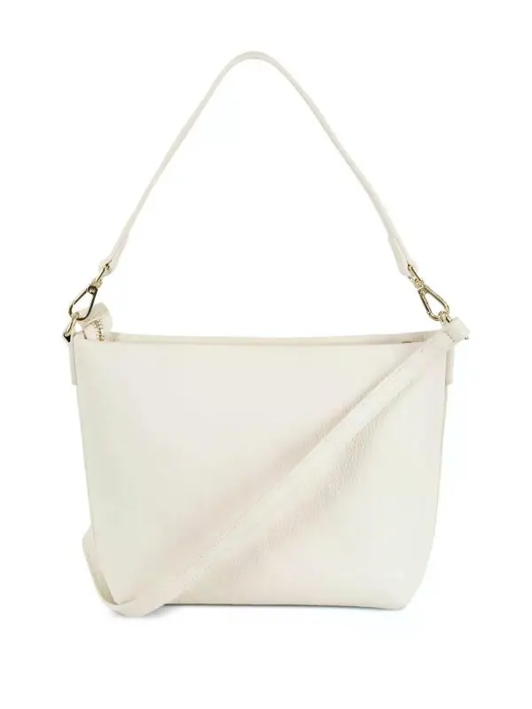 MC2 SAINT BARTH Aline Grain-leather Shoulder Bag - Neutrals