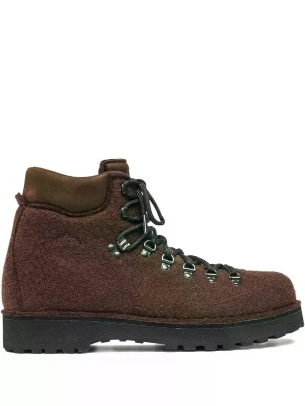Diemme Felt Lace-up Boots