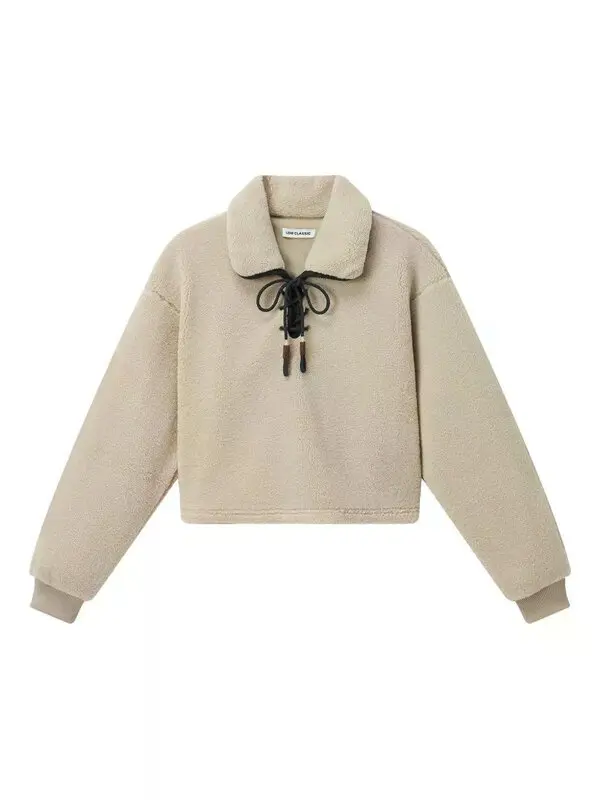 LOW CLASSIC Lace-up Sweatshirt