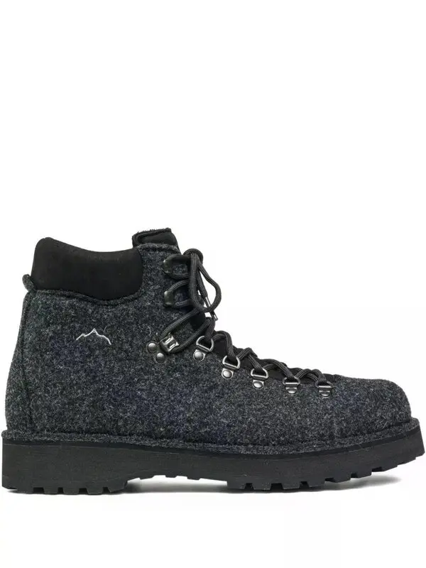 Diemme Felt Lace-up Boots