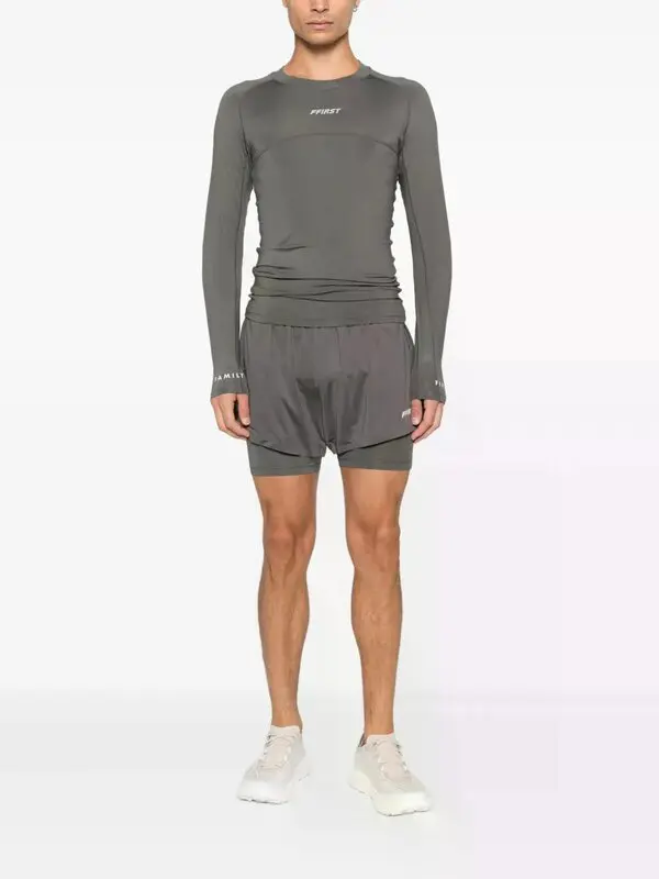 FAMILY FIRST Long-sleeve Performance Top - Grey