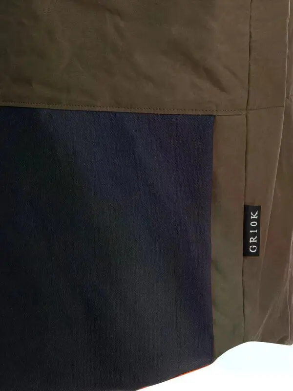 GR10K Zip Colour-block Jacket - Brown