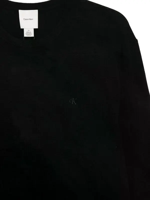 Calvin Klein Logo-embroidered Jumper