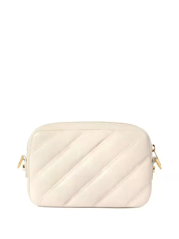 Off-White Quilted Arrow Leather Crossbody Bag