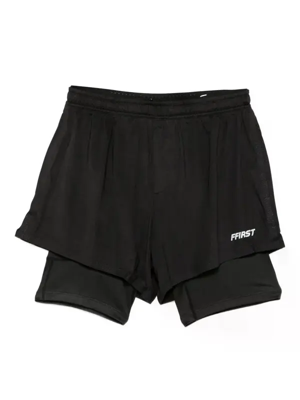 FAMILY FIRST Logo-print Performance Shorts