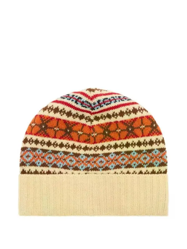 Bally Logo-patch Beanie - Neutrals
