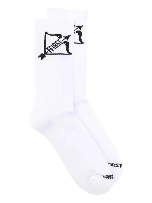 FAMILY FIRST Arch Socks - White