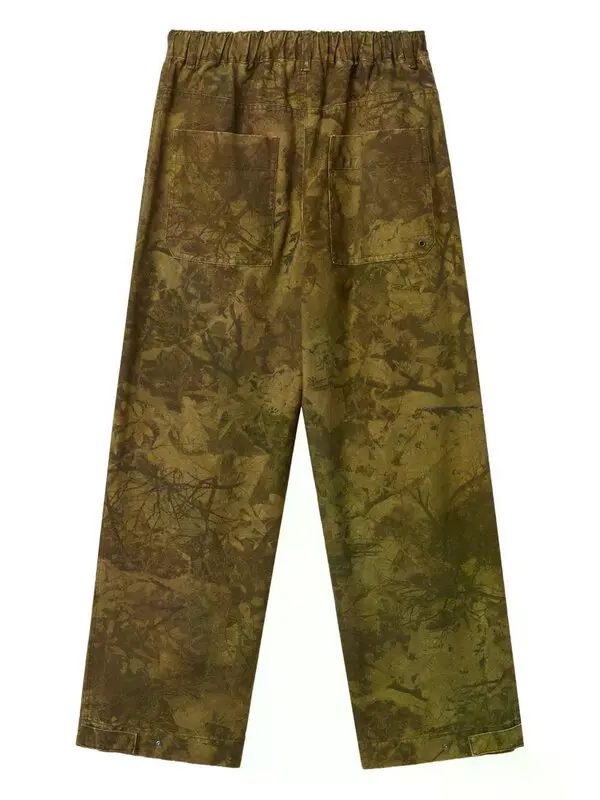 LOW CLASSIC Drawstring Camouflage Trousers