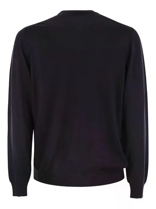 Fedeli Argentina Crew-neck Sweater - Blue