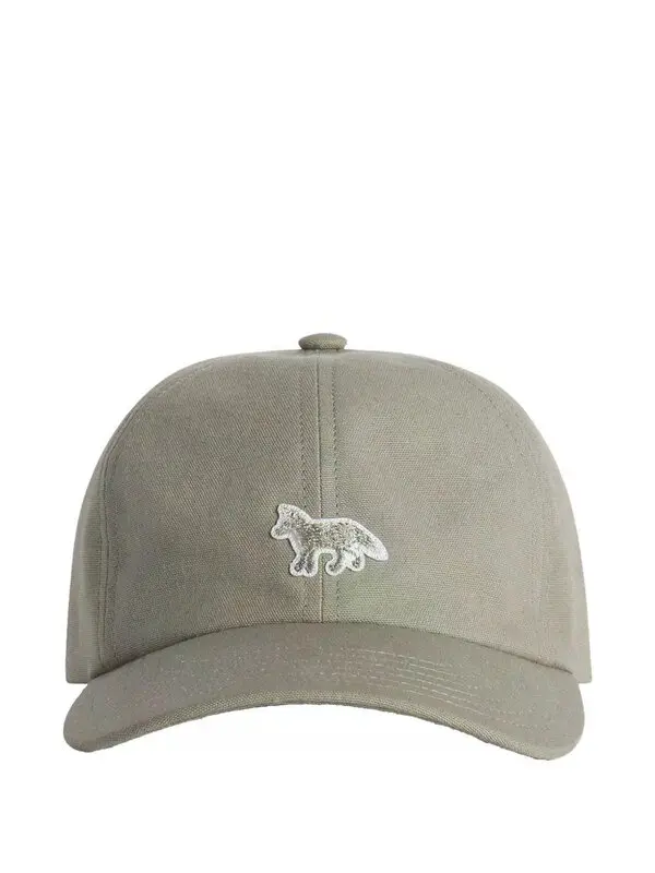 Maison Kitsuné Fox-motif Baseball Hat - Green