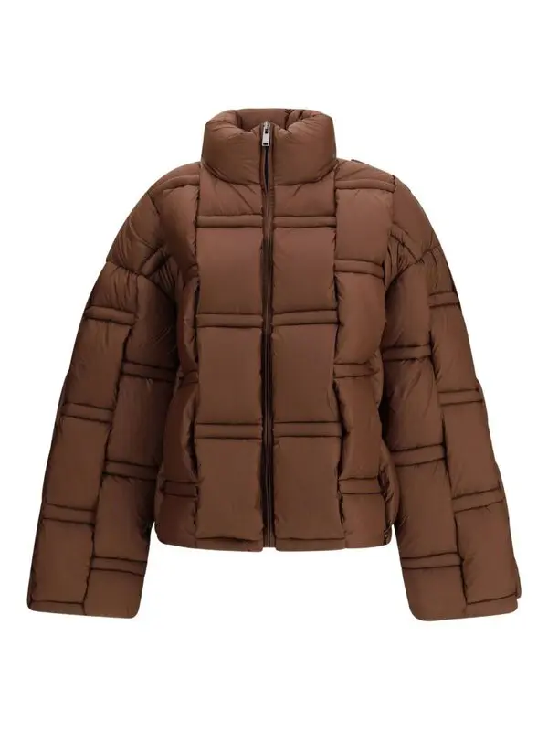 RAXXY Zip-up Padded Jacket - Brown