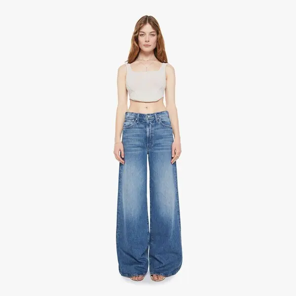 MOTHER The Ditcher Roller Zip Sneak Remember When Jeans