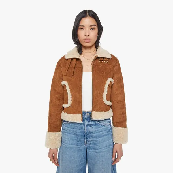 MOTHER The On Thin Ice Story Untold Jacket - Brown