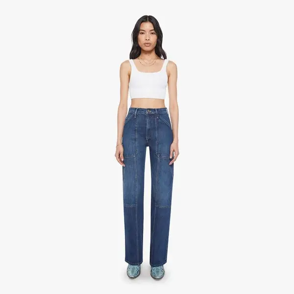 MOTHER The Lasso Utility Sneak Shine On - Blue