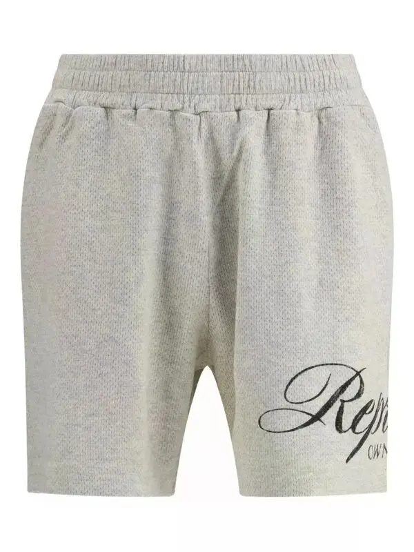 REPRESENT Script Mesh Shorts - Grey
