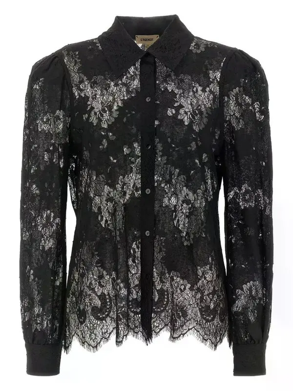 L'Agence Jenica Shirt - Black