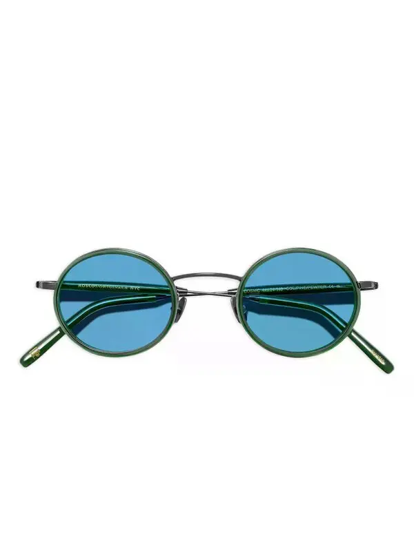 MOSCOT Cosnic Round-frame Sunglasses - Blue