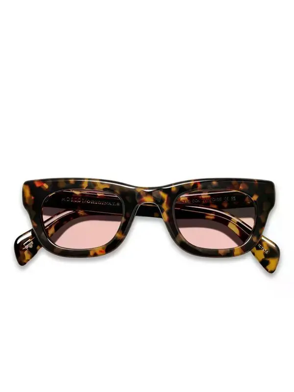 MOSCOT Spilkes Square-frame Sunglasses - Brown