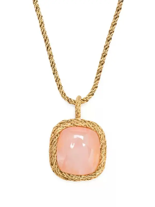 AURÉLIE BIDERMANN Miki Quartz Necklace - Gold