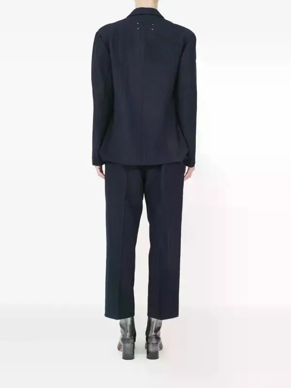 MAISON MARGIELA Striped Double-breasted Blazer
