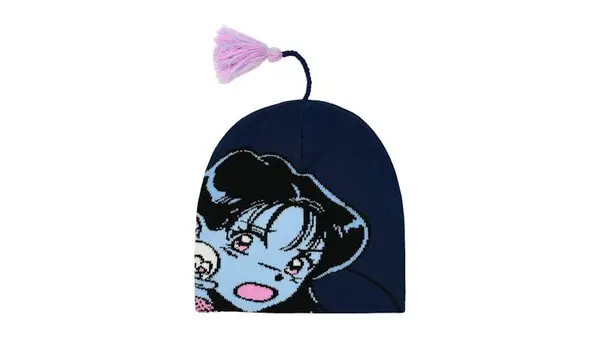 PALACE Rear View Nein Cuff Beanie - Navy Blue