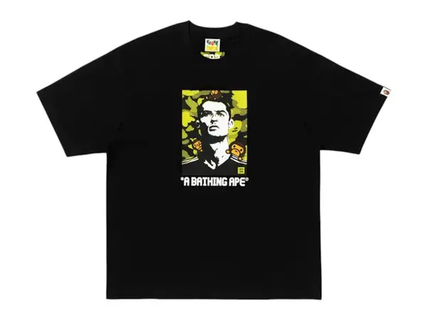 A BATHING APE X Cr7 Life Baby Milo Relaxed Fit Tee Shirt - Black