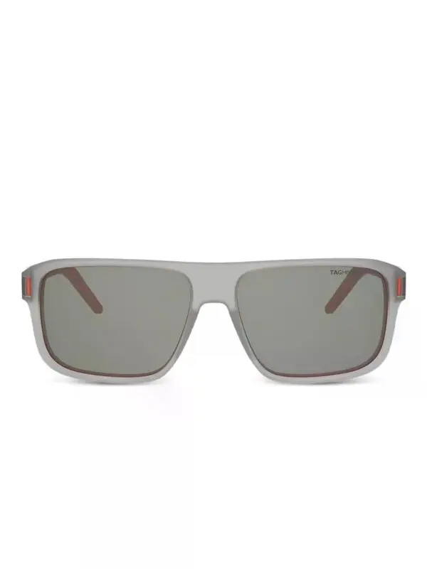 Tag Heuer Rectangle-frame Sunglasses - Grey