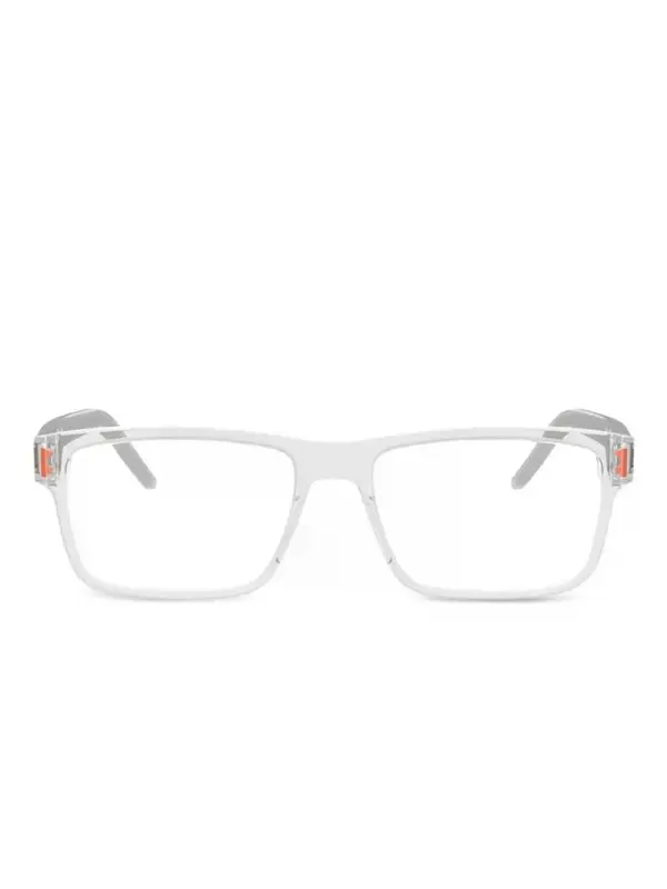 Tag Heuer Rectangle-frame Eyeglasses - White