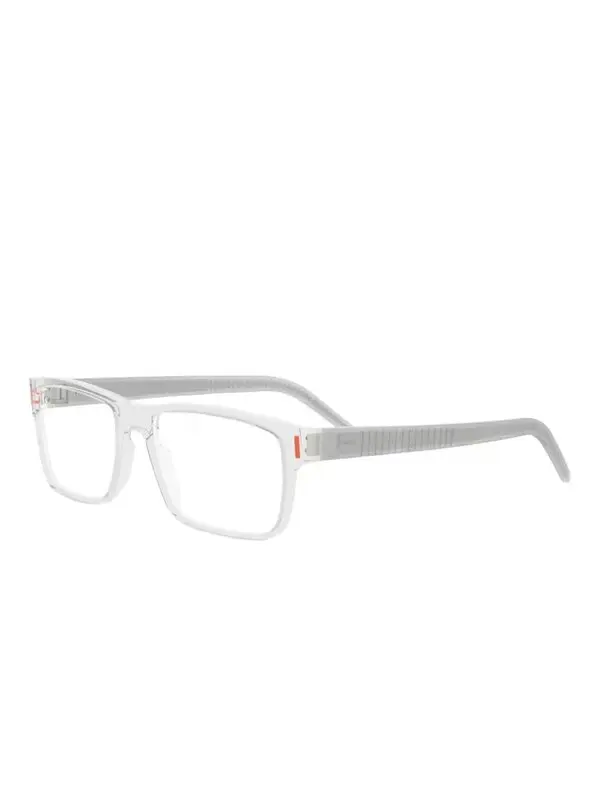 Tag Heuer Rectangle-frame Eyeglasses - White