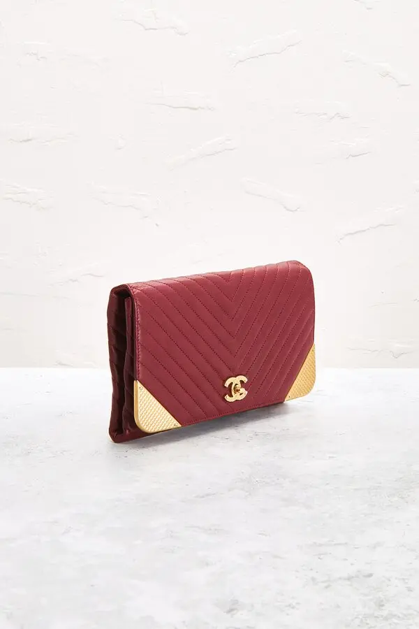 Chanel Calfskin Wallet On Chain