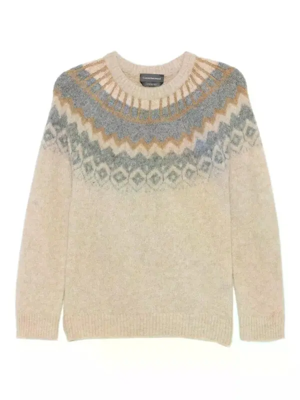 Lorena Antoniazzi Patterned Crew-neck Sweater