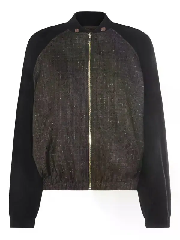 Fabiana Filippi Plaid Zip Jacket