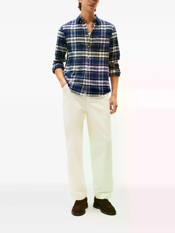 Tommy Hilfiger Plaid Long-sleeved Shirt