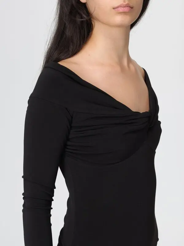 Patrizia Pepe Long Sleeve Ruched Dress