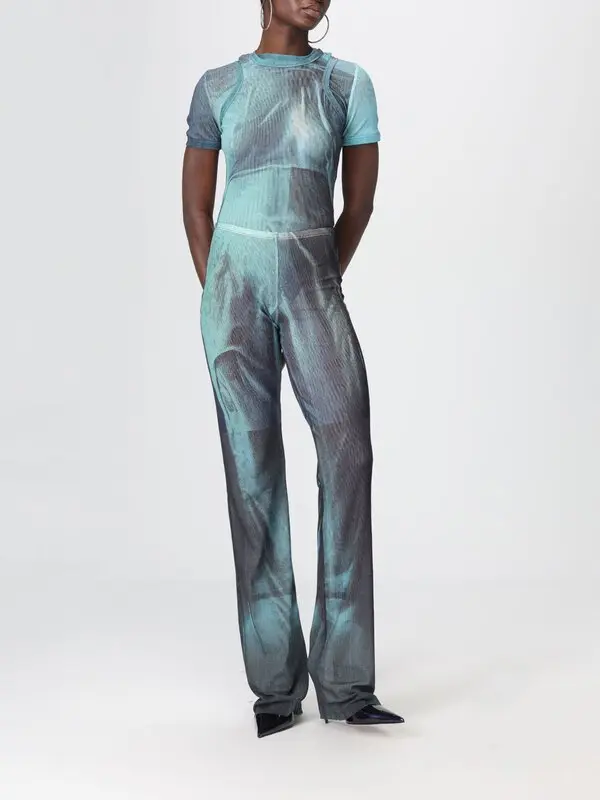 JEAN PAUL GAULTIER Printed Trousers - Indigo