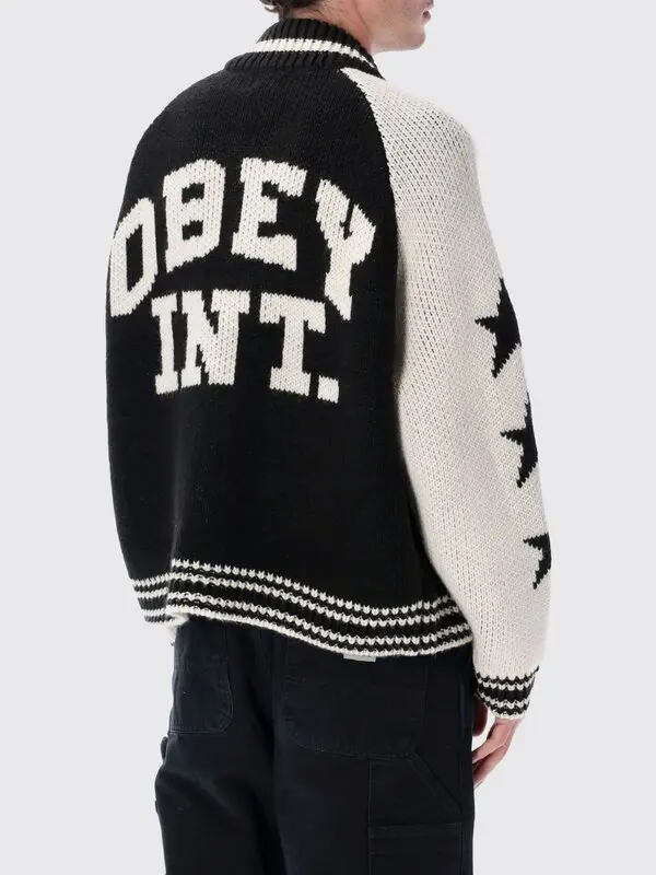 Obey Pullover Knit - Black