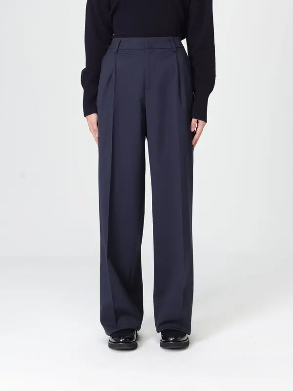 PT TORINO Wide Leg Trousers - Blue