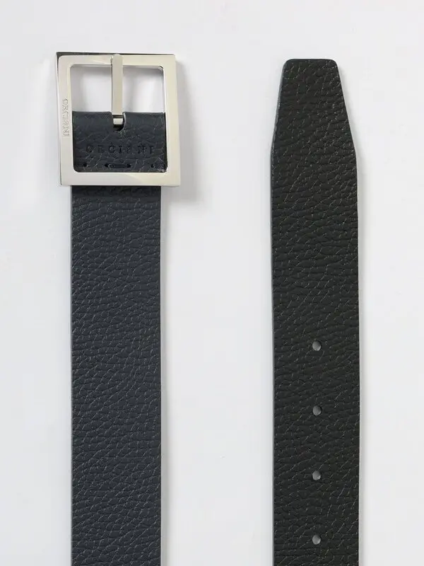 Orciani Leather Belt - Blue