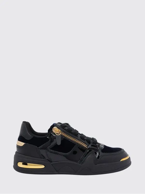 GIUSEPPE ZANOTTI Gzghost Low-top Sneakers With Side Zips - Black