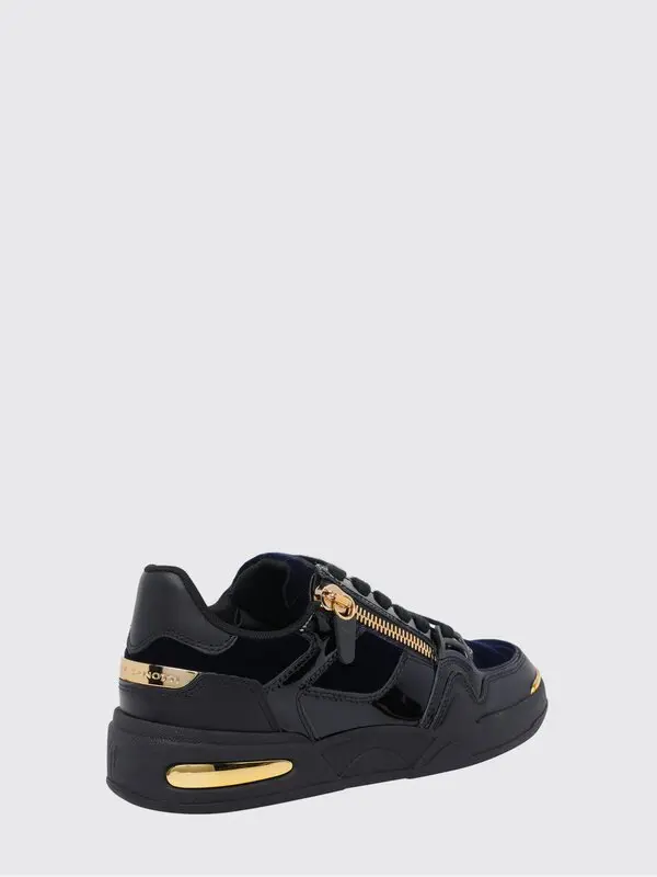 GIUSEPPE ZANOTTI Gzghost Low-top Sneakers With Side Zips - Black