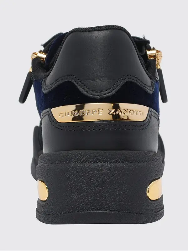 GIUSEPPE ZANOTTI Gzghost Low-top Sneakers With Side Zips - Black