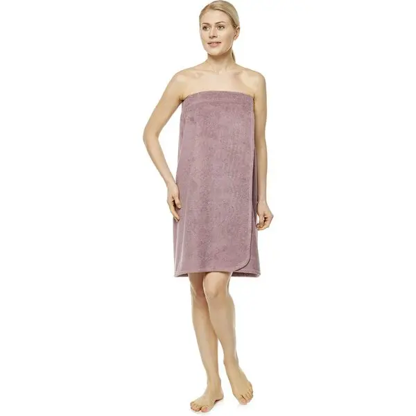 ARUS Gots Certified Organic Cotton Shower Bath Wrap - Grape