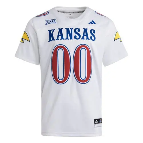 Adidas 00 Kansas Jayhawks Premier Strategy Jersey